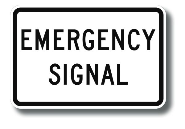 Emergency signal sign - Zumar