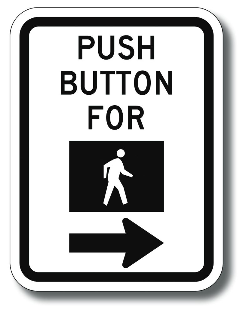 Push button for walk sign - Zumar