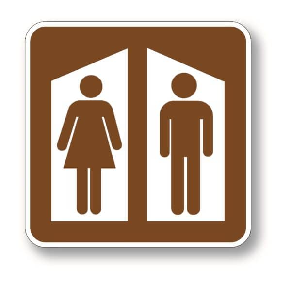 Restroom sign - Zumar