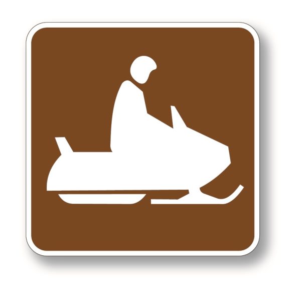 Snowmobiling sign - Zumar