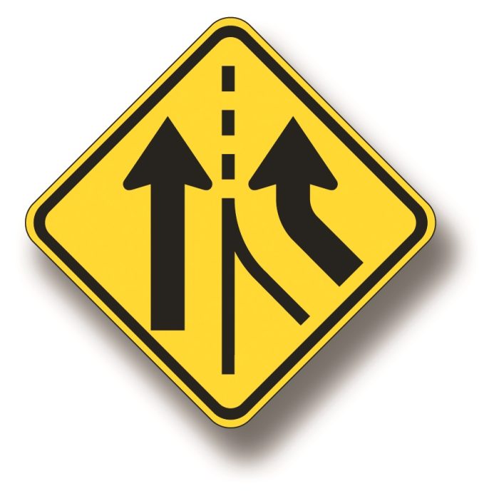 Added lane sign (left or right) - Zumar