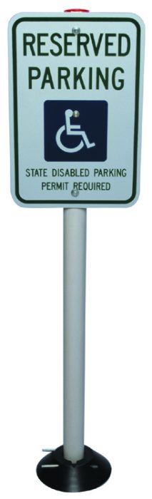 Permanent base portable and flexible sign system - Zumar